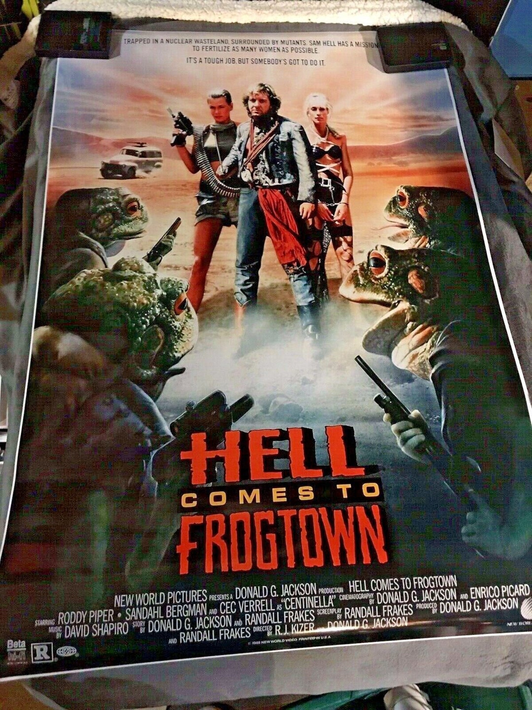 Hell Comes to Frogtown Movie Poster 24X36 Inches 1988 Roddy Piper - Etsy