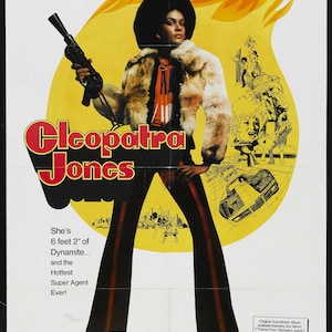 CLEOPATRA JONES (1973) Movie Poster Blaxploitation - Etsy
