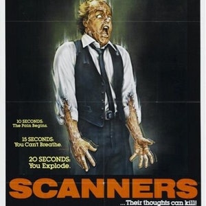 SCANNERS Movie Poster Horror Sci Fi - Etsy