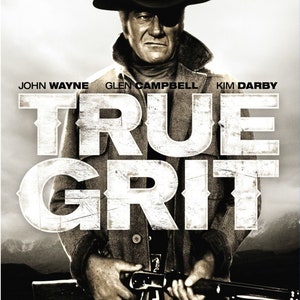TRUE GRIT Movie Poster RARE Western - Etsy