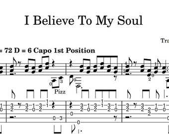 Ladyfingers by Herb Alpert Guitar Sheet Music notation and Tabs - Etsy