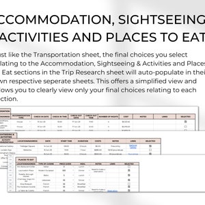 Group Travel Planner: Google Sheets Itinerary Template (digital ...