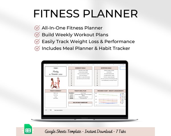 Personal Trainer Program Template Forms BUNDLE / Exercise Library ...