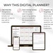 Digital Planner Spreadsheet Google Sheets Annual Planner Monthly ...