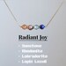 Black Magic Protection Necklace, Garnet-black Tourmaline-obsidian-black ...