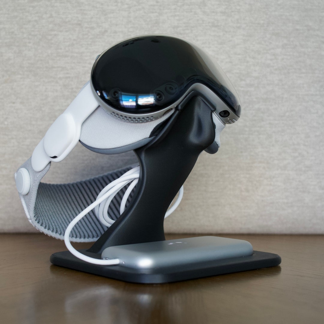 Apple Vision Pro Dock: 3D Printed Display Stand With Cord Management - Etsy