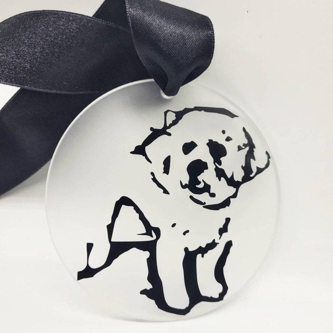 Personalised Dog Puppy First Christmas Pet Decoration Various Breeds ...