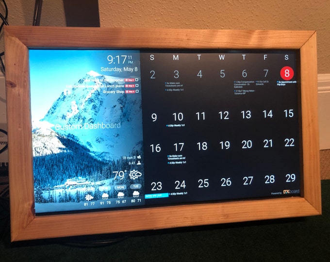 Digital Dashboard - Raspberry Pi - Custom Smart Home Calendar - Etsy