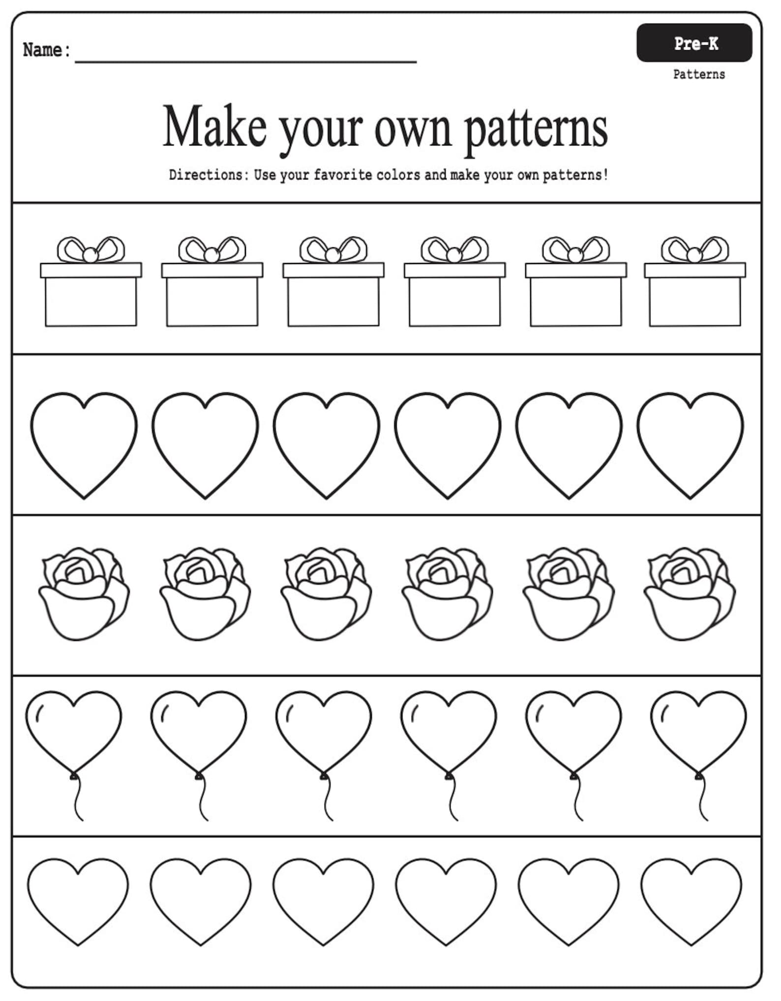 50 Children's Kindergarten Worksheets | PDF - Printable Coloring Pages ...