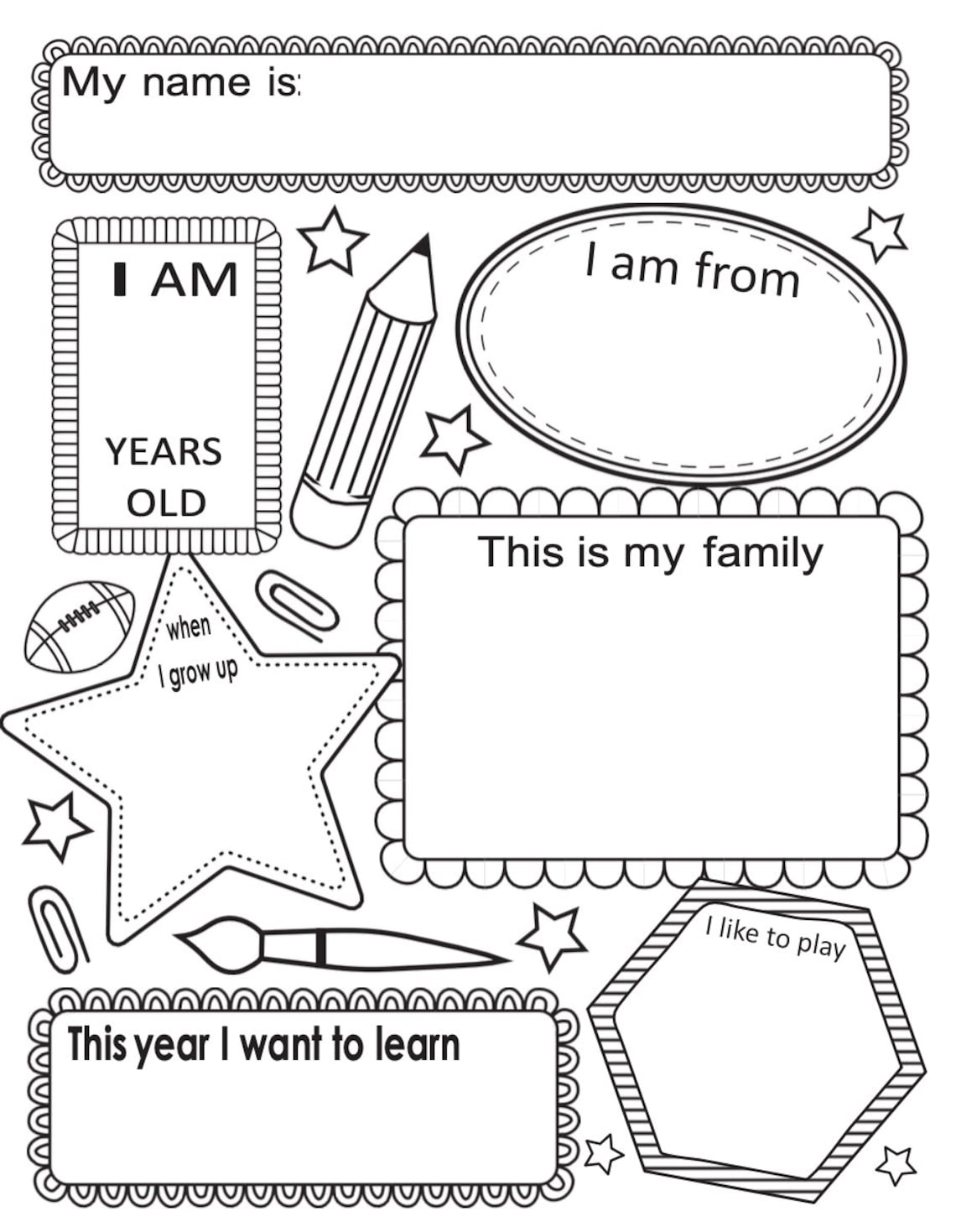 50 Printable Kindergarten Worksheets | PDF Download | Fun Activities ...