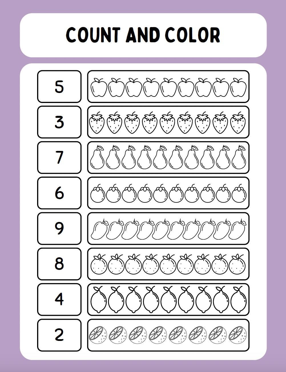Kindergarten and 1st Grade Math Workbook Pages | 5 Pages | Addition ...
