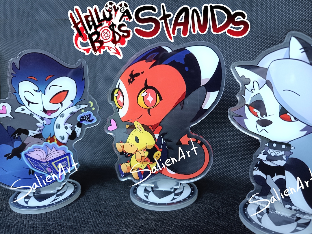 Helluva Boss Acrylic Standees. Cute Chibis Characters From Tv Show ...