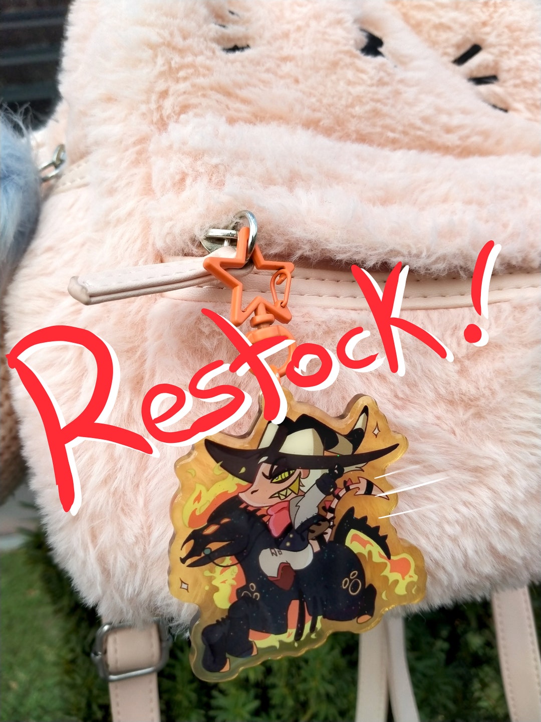 Helluva Boss Cute Striker Colored Acrylic Keychain With - Etsy UK