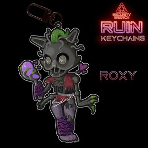 FNAF Ruin Keychains. Ruin Animatronics Hangers. Creepy Terror ...