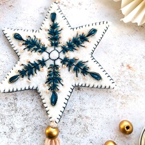 Star Embroidery Kit, Star Sewing Kit, Christmas Decoration Kit, Felt ...