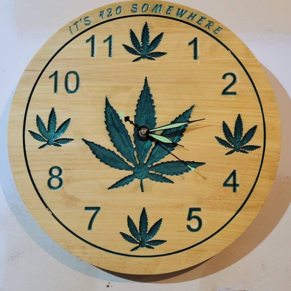 420 Clock - Etsy