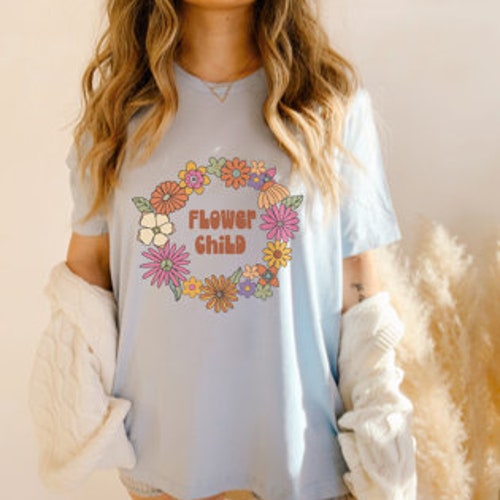Flower Child T-shirt | Etsy