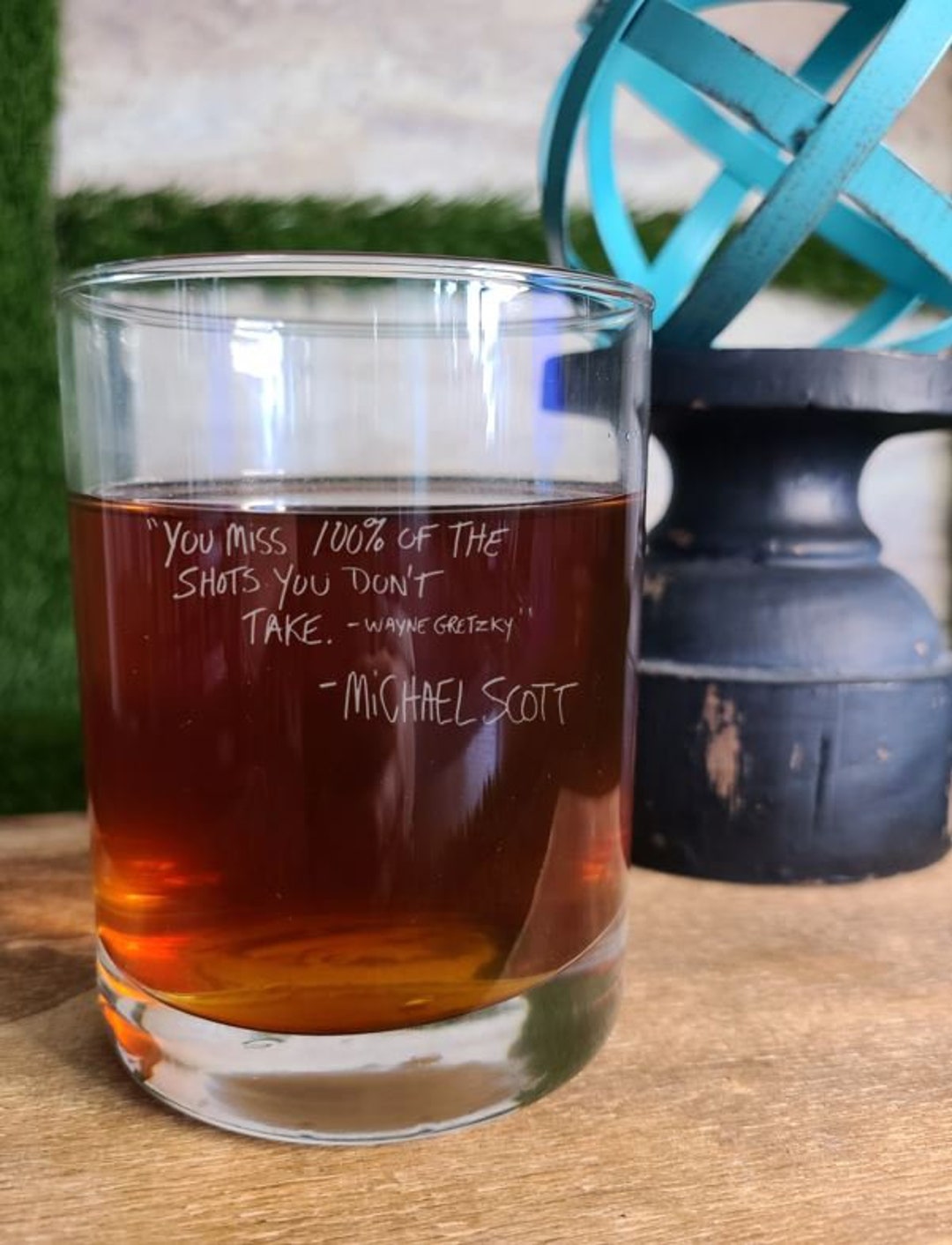 Michael Scott Wayne Gretzky Custom Laser Engraved Barware - Etsy