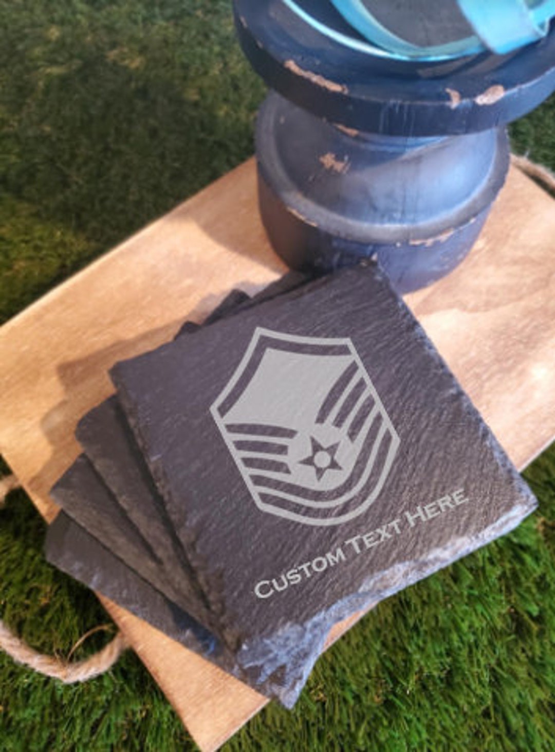 Master Sergeant Slate Coaster Set - Etsy