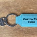 Custom Text Keychain - Etsy