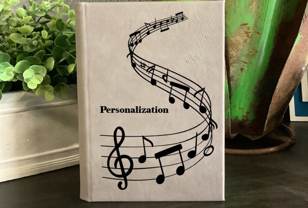 Custom Music Note Journal/sketchbook - Etsy