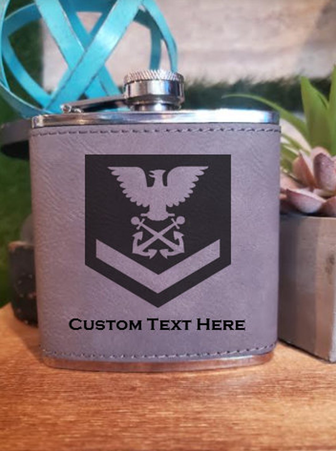 E4 Petty Officer 3rd Class US Navy Flask - Etsy