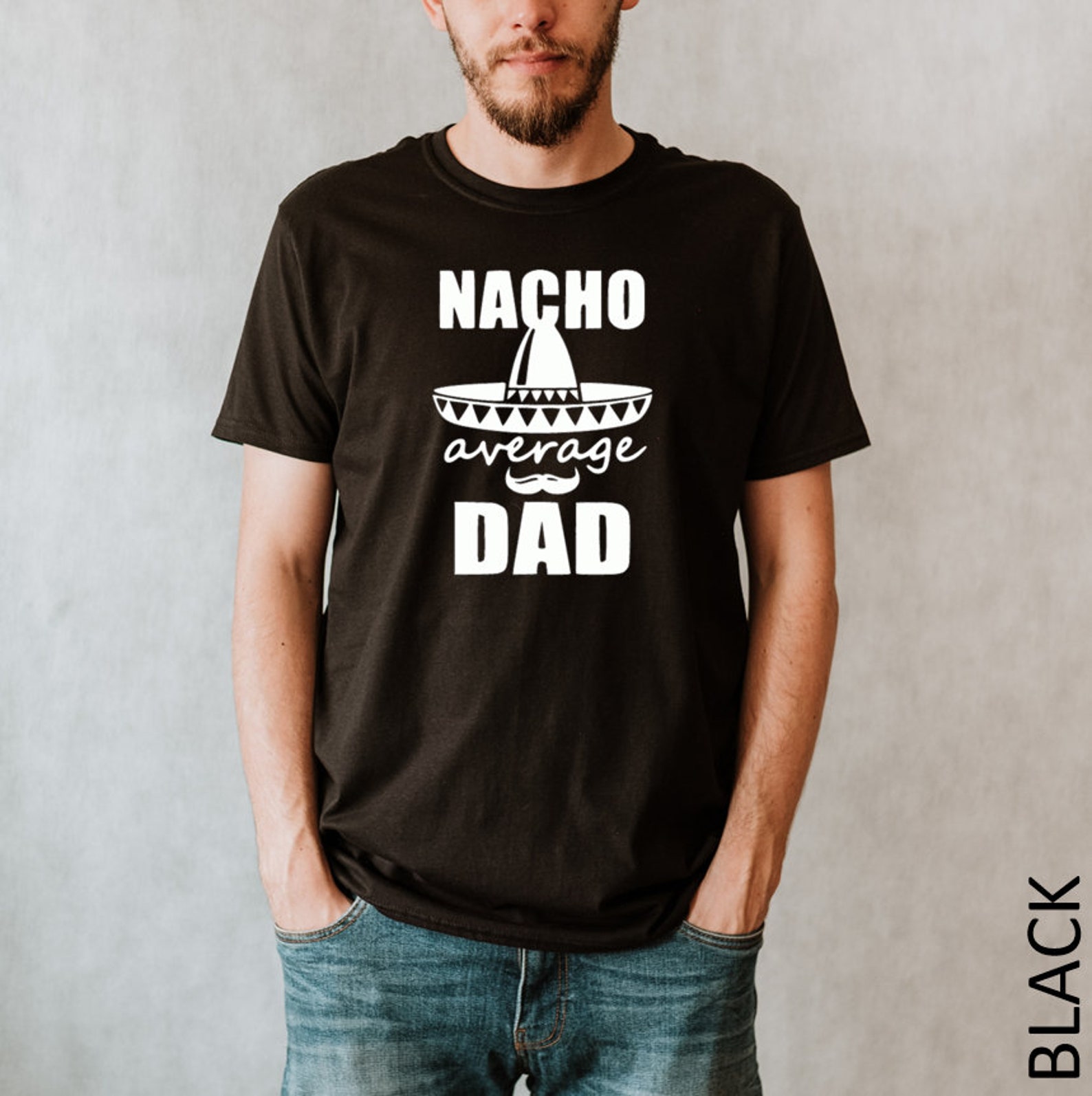 Nacho Average Dad Men's Premium T-shirt - Etsy