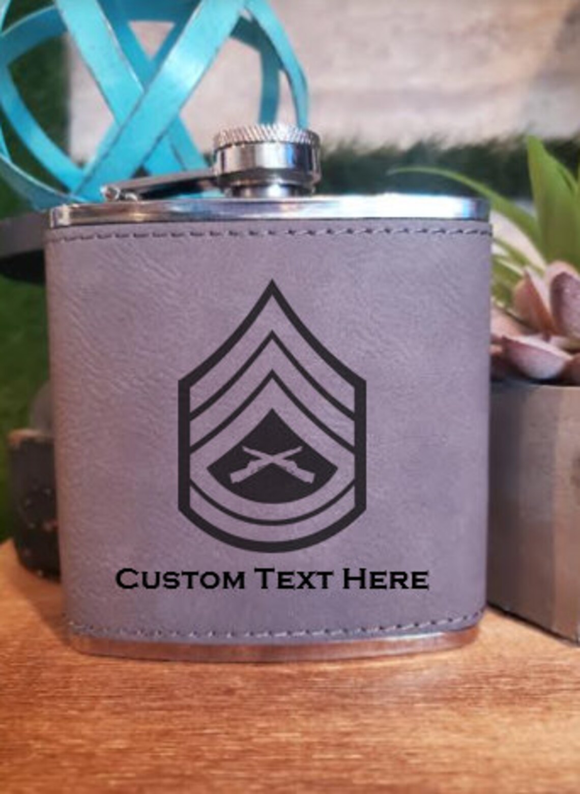 E7 Gunnery Sergeant Flask - Etsy