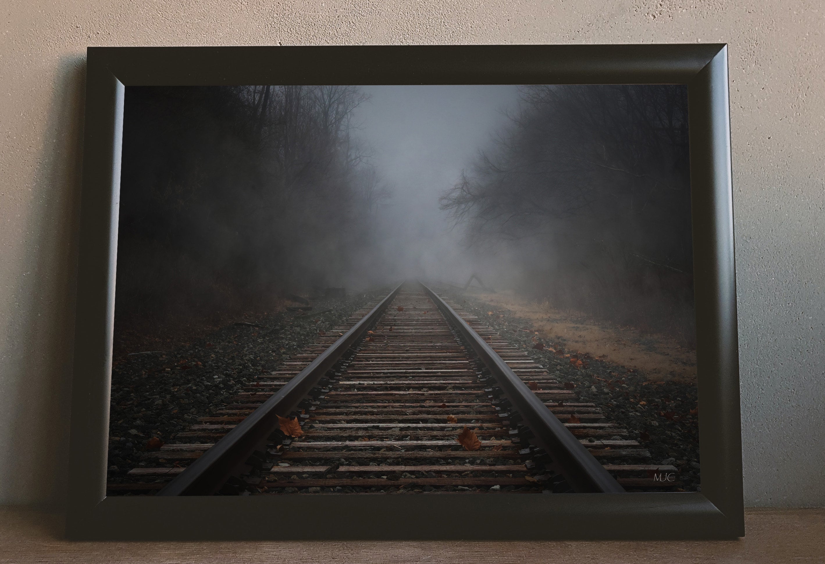 Railroad Tracks | Railroad in Fog | Train Tracks | Fog | Landscape | Foggy Morning - Etsy