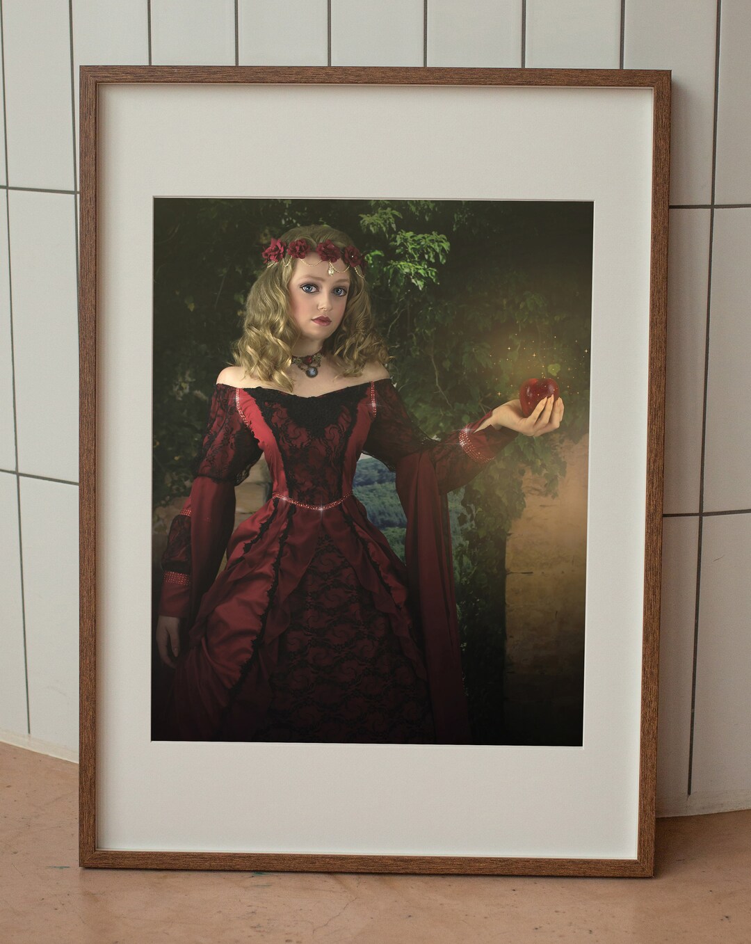 Magical Waif With Apple | Mystical | Fine Art Print | Mystical Wall Art ...