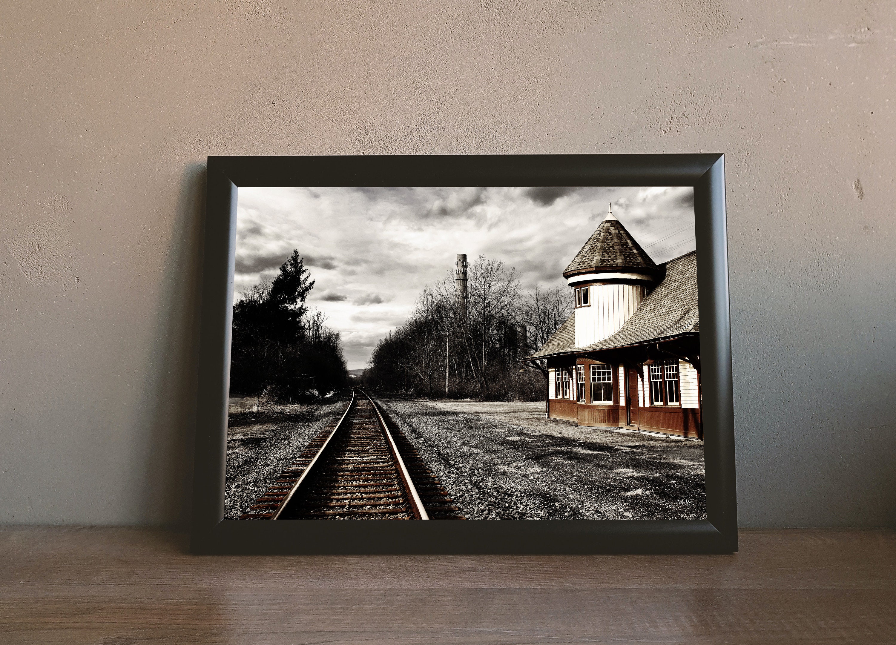Vintage Train Station Decor