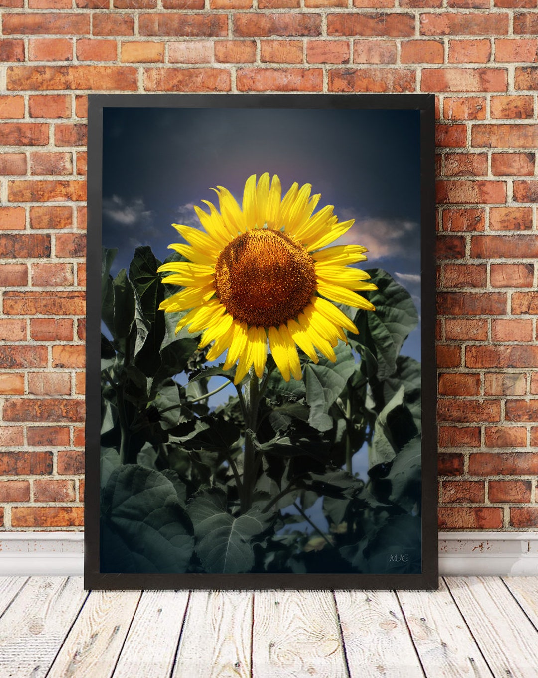 Sunflower Print | Sunflower Decor | Bright Yellow Sunflower | Sunflower ...