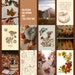 50 Piece Autumn Aesthetic Collage Kit, Fall Season Photo Collage ...