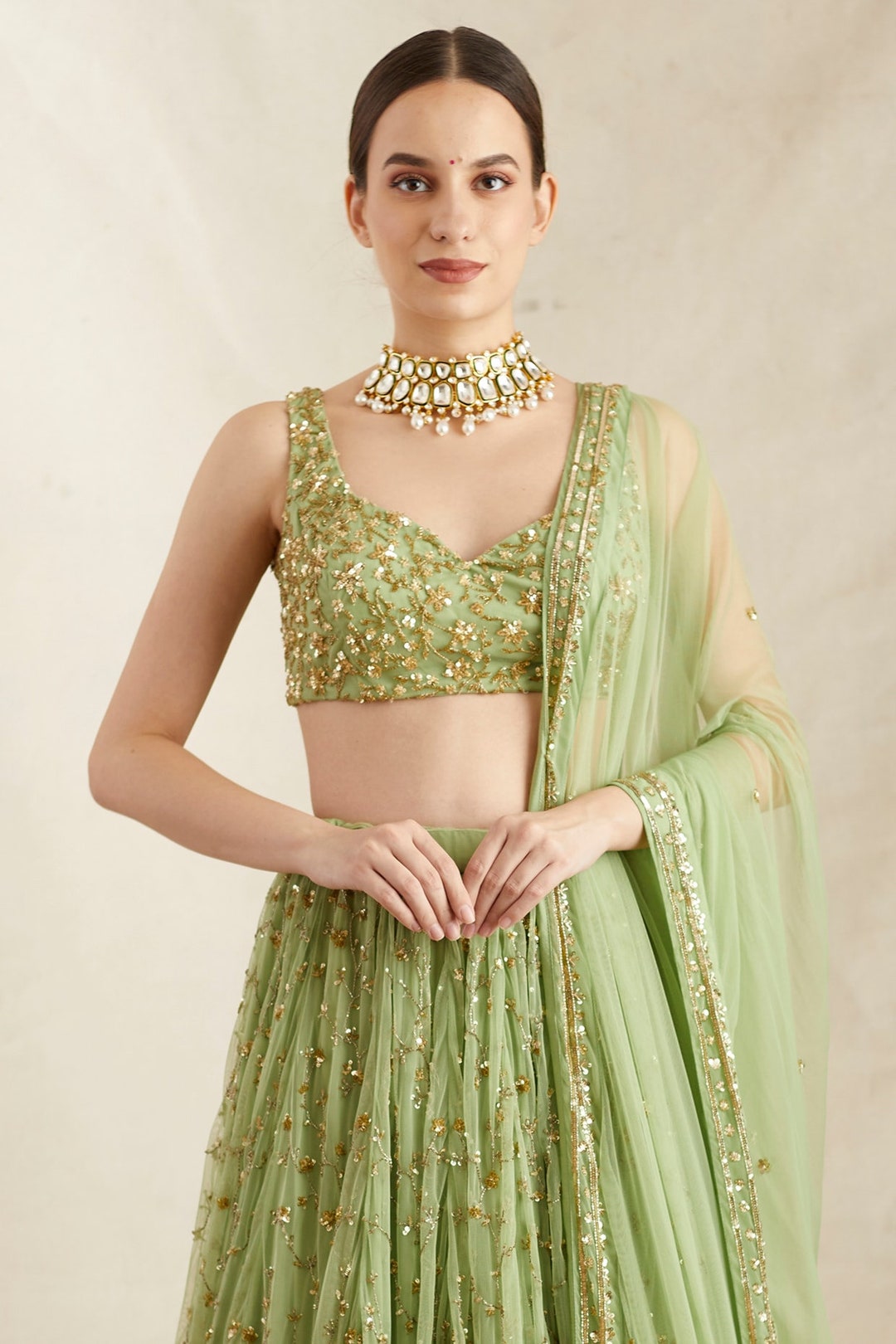 Indian Wedding Lehenga Mint Green Indian Wedding Lenga - Etsy