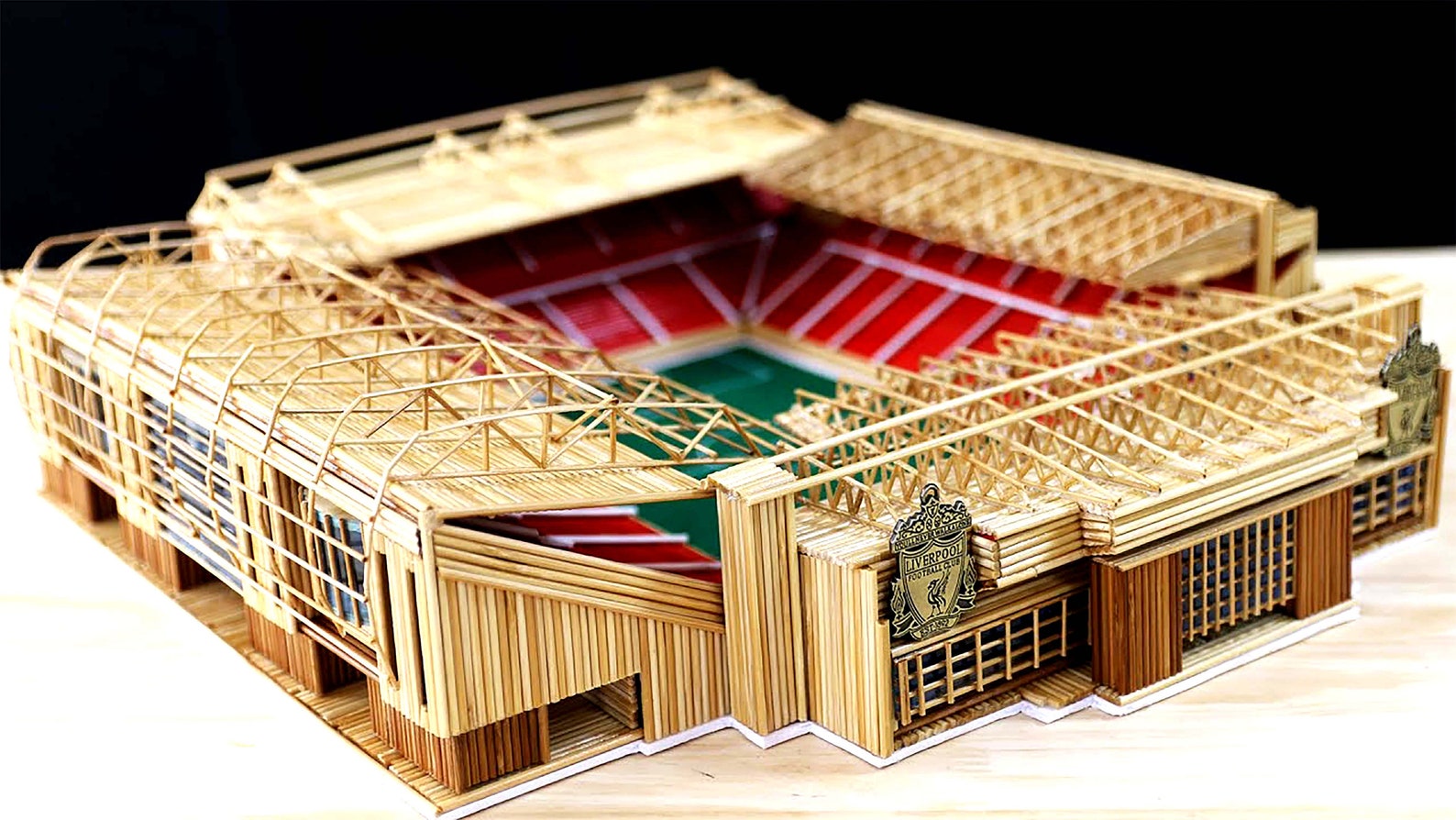 DIY Miniature Anfield Liverpool Football Stadium Mini 3D | Etsy