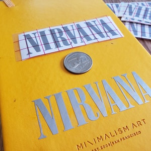 Nirvana Text Logo Vinyl Decal / Sticker free Shipping - Etsy