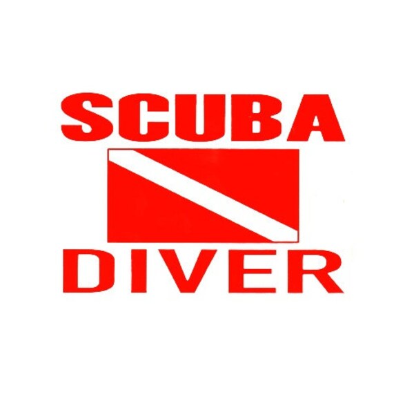 Scuba Diver Decals - Etsy