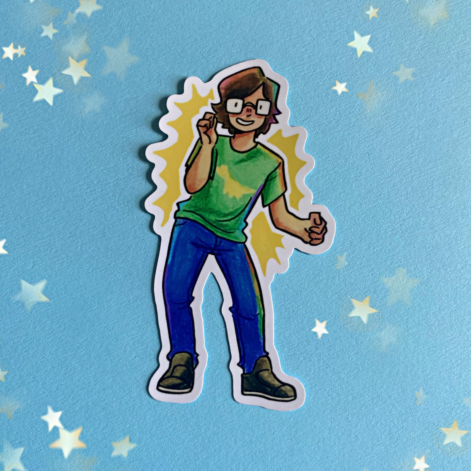 Link Neal Dancing Sticker || Good Mythical Morning Link Glossy Vinyl ...