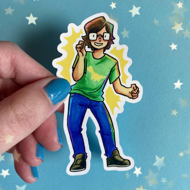 Link Neal Dancing Sticker || Good Mythical Morning Link Glossy Vinyl ...