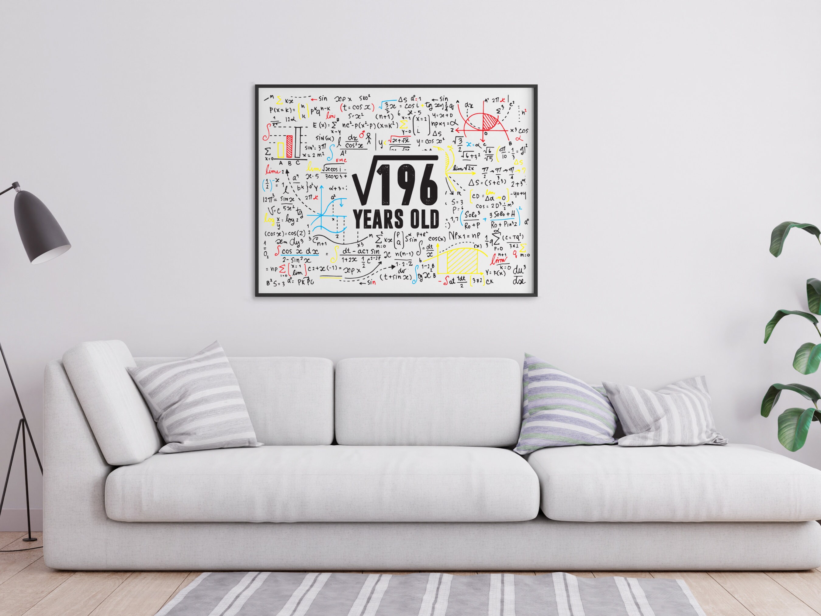 Square Root of 196 14th Birthday Svg 14 Years Old Png - Etsy