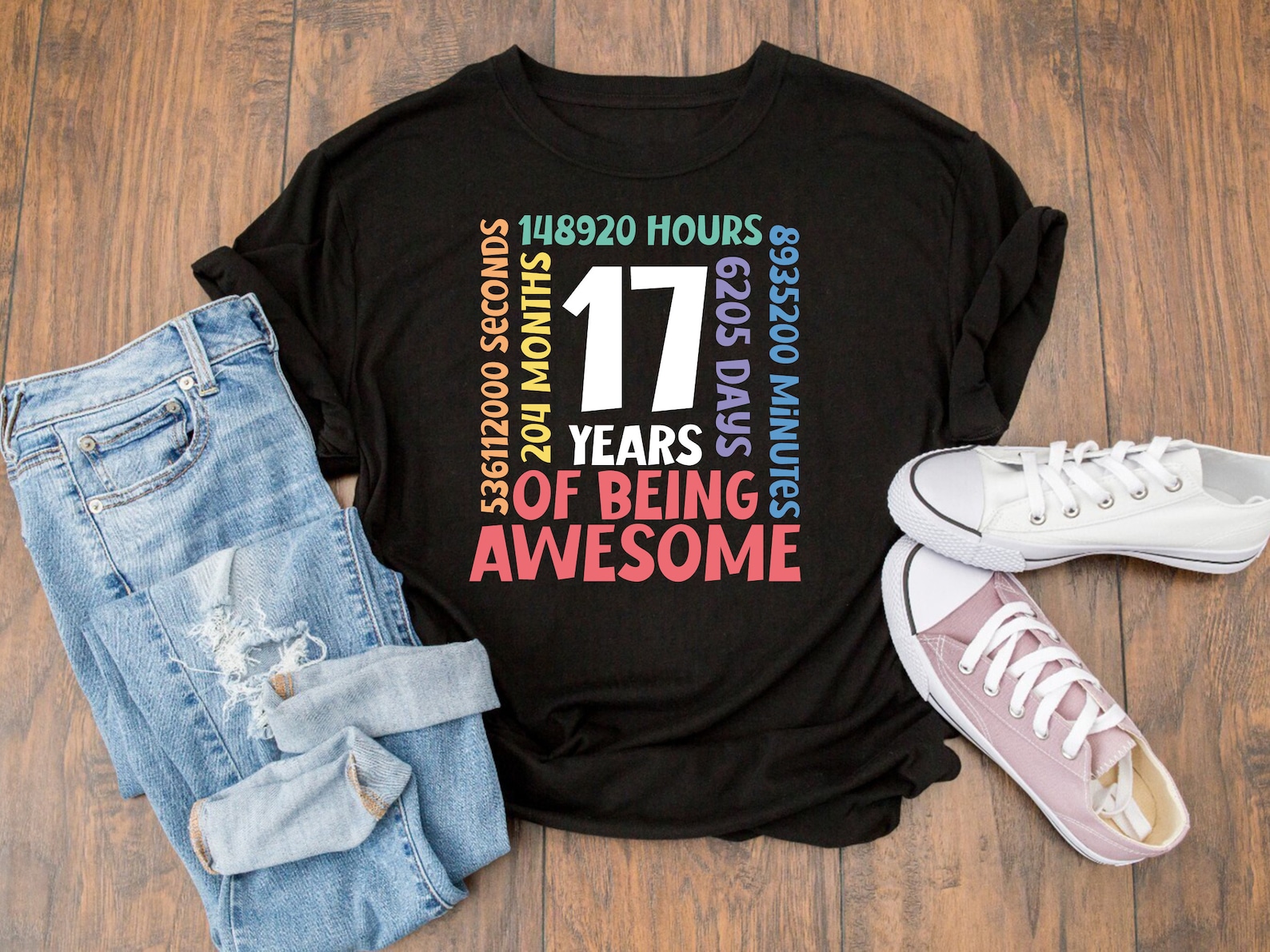 17th Birthday Svg 17 Years Old Birthday Party Cricut File - Etsy