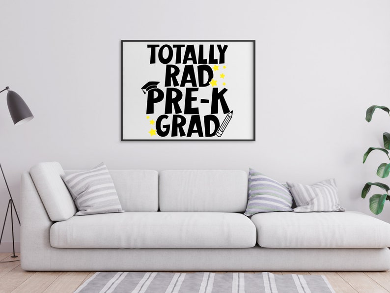 Totally Rad Pre-k Grad Svg | Preschool Graduation 2022 | Prek Grad Svg ...