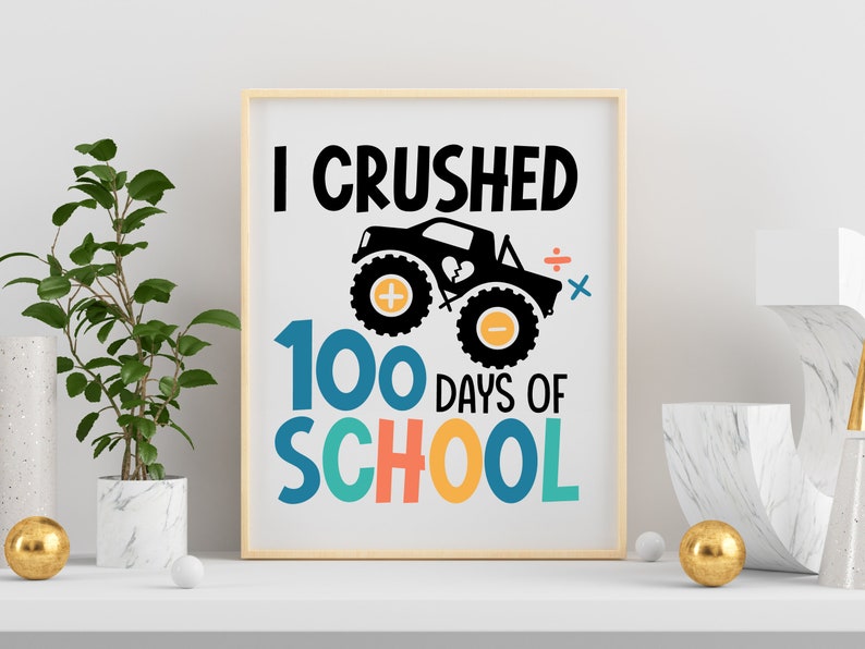 I Crushed 100 Days of School Svg | 100 Days of School | 100th Day of ...