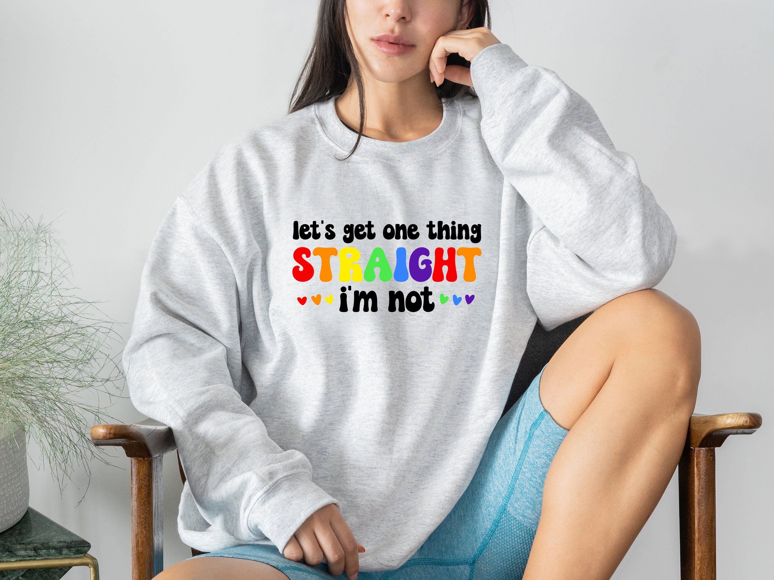 Lets Get One Thing Straight Im Not Svg | Pride Month Svg | Gay Pride ...
