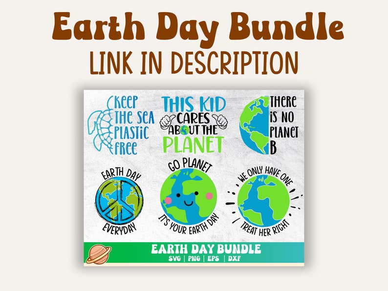 Go Planet It's Your Earth Day Svg Happy International - Etsy