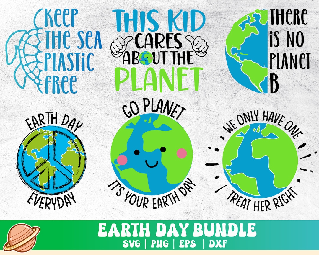 Earth Day Svg Bundle Go Planet Its Your Earth Day Svg Earth Day Svg for ...