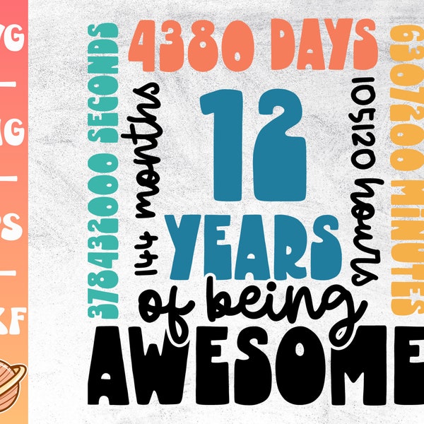 12 Years Old Etsy