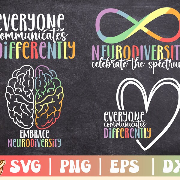 Embrace Neurodiversity Svg - Etsy