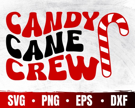 Candy Cane Crew Svg Candy Cane Cutie Svg Candy Cane Squad - Etsy