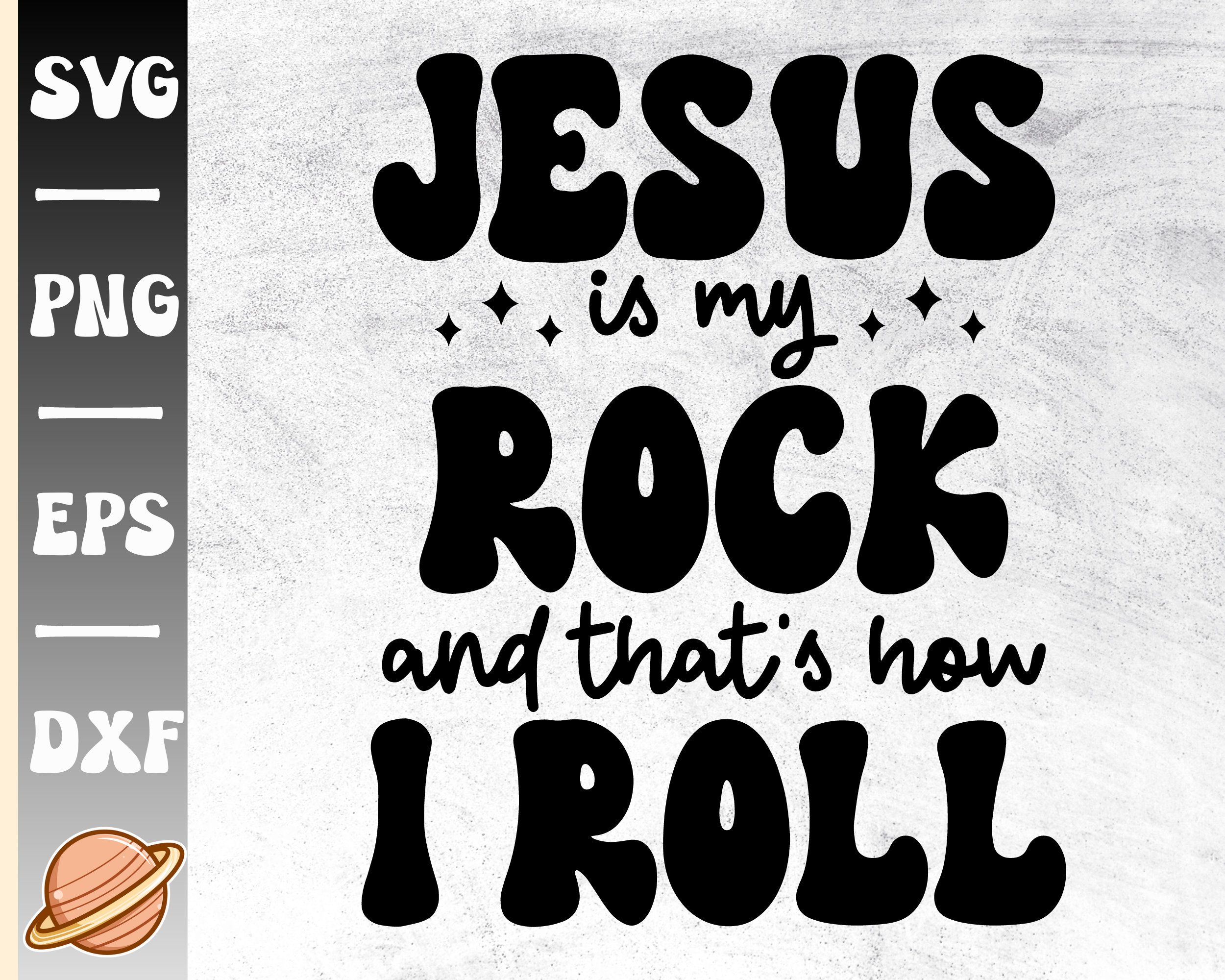 Jesus is My Rock Svg Jesus Svg Funny Christian Svg Bible - Etsy